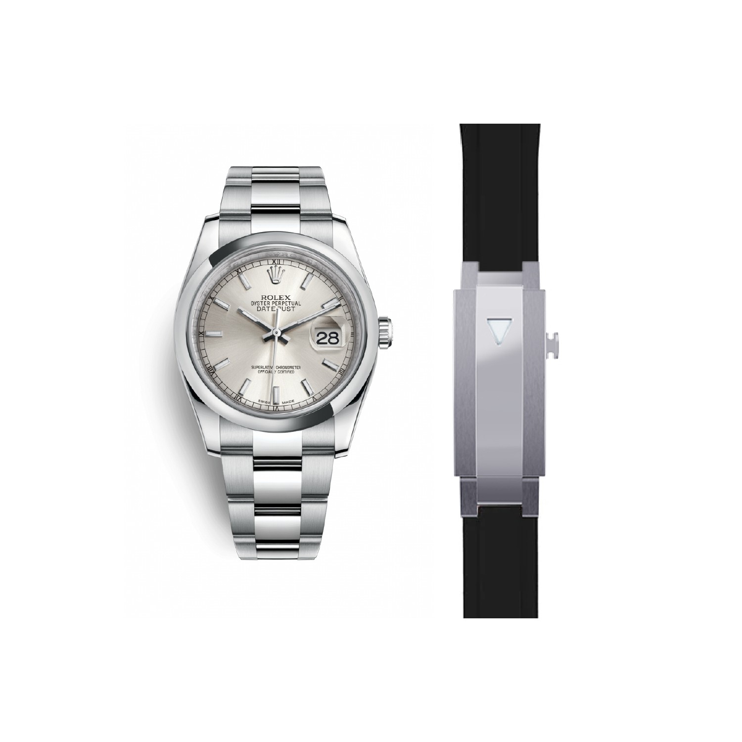 DATE JUST 36 mm 6 Digits Rolex® - ZEALANDE Strap
