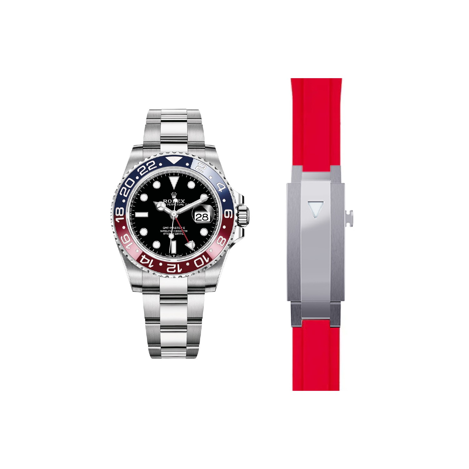 GMT Master II BLRO "Pepsi" Rolex® - ZEALANDE Strap